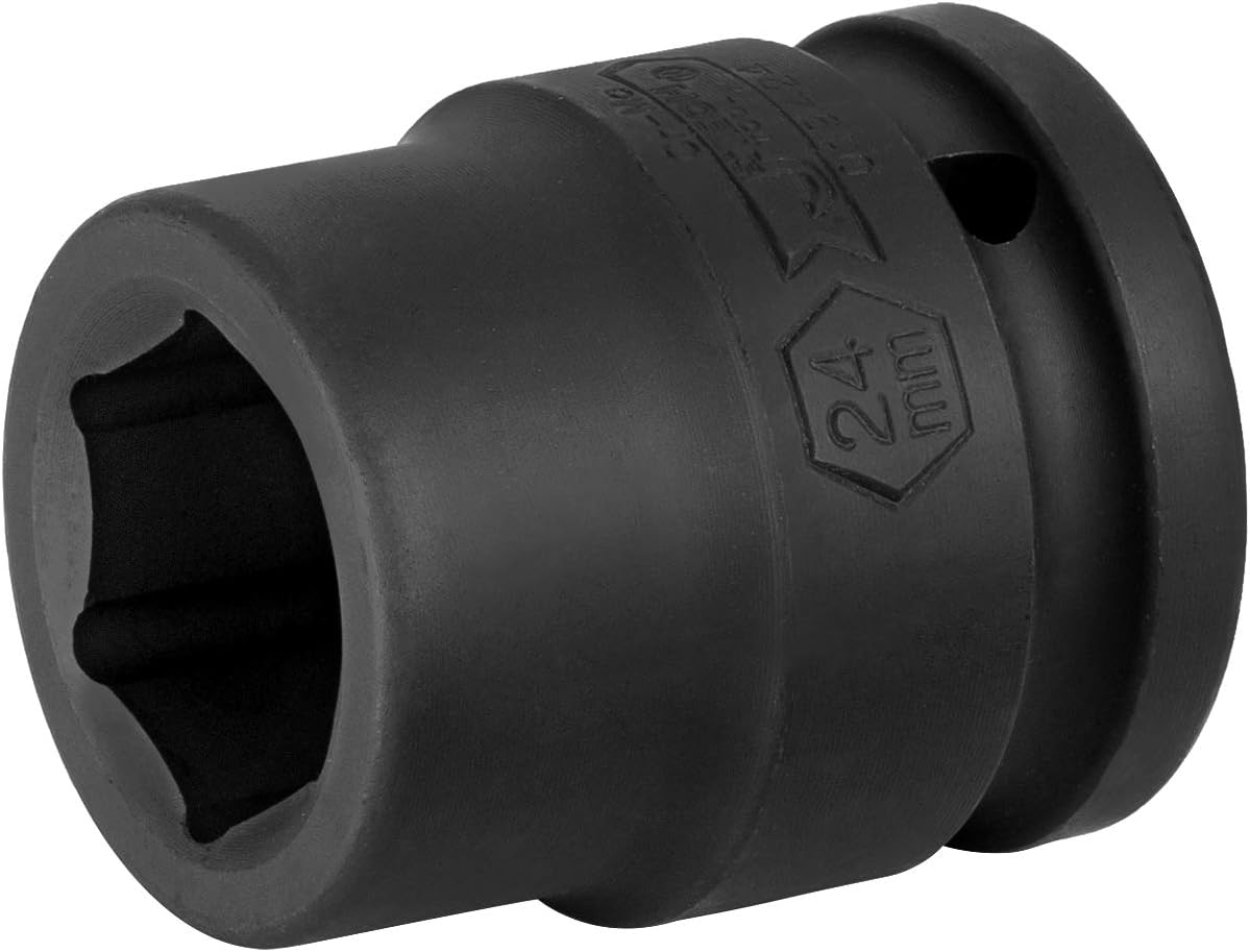 3/4 Inch Drive 24mm Standard Impact Socket — Jetech Tools