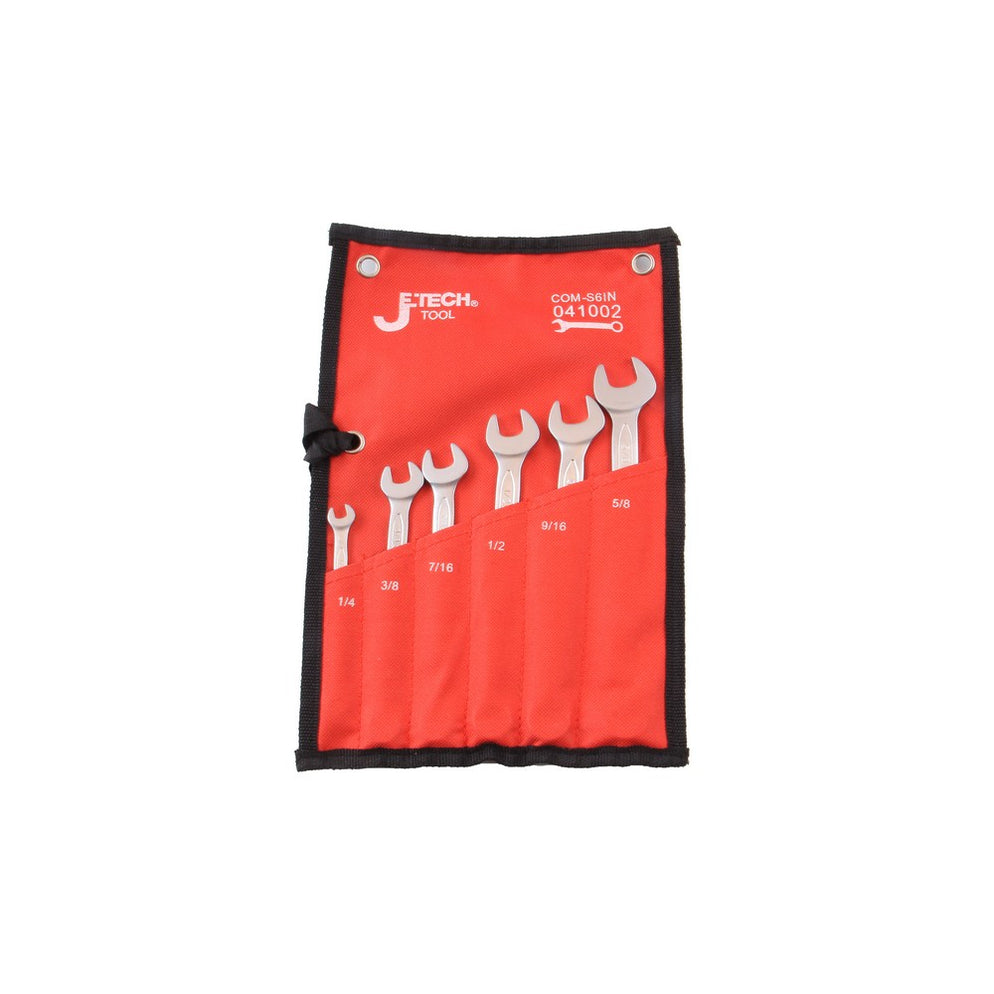 Combination Wrench Set SAE 6-Piece — Jetech Tools